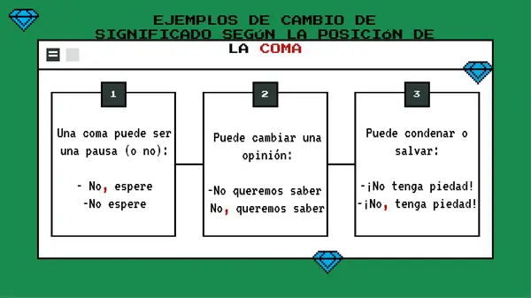 Uso de la coma | profe.social