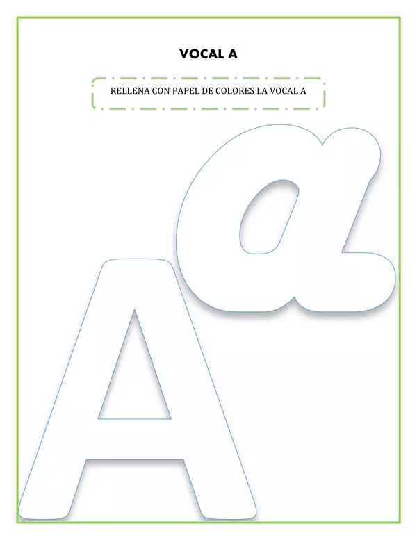 CUADERNILLO DE VOCALES | profe.social