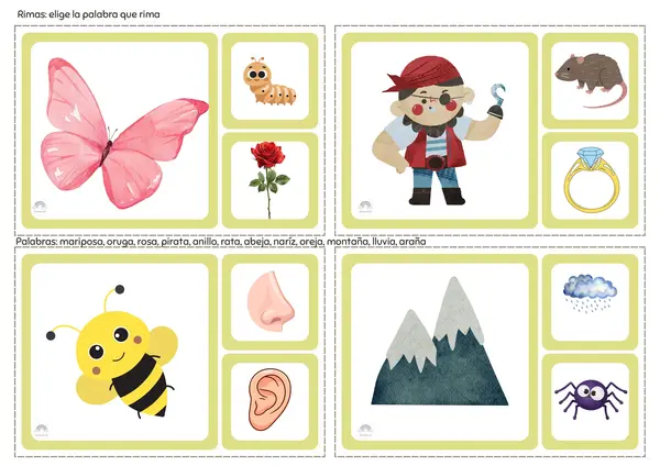 Rimas, conciencia fonológica | profe.social