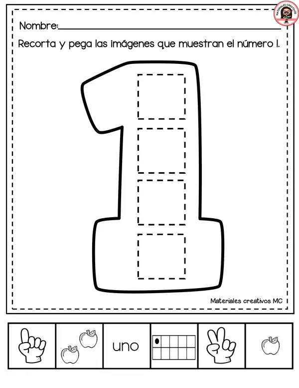 Conozco los números del 1 al 9 | profe.social