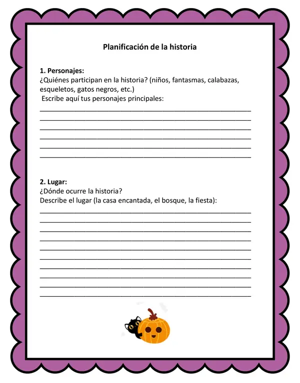 Escritura Creativa Halloween | profe.social