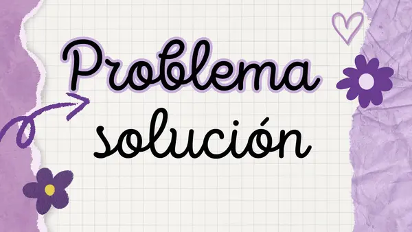 Problema Solución | profe.social