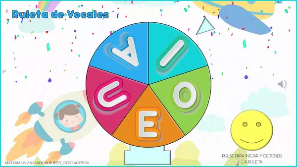 RULETA VOCALES | profe.social