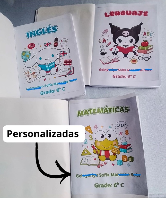 Portadas para Cuadernos Escolares | profe.social