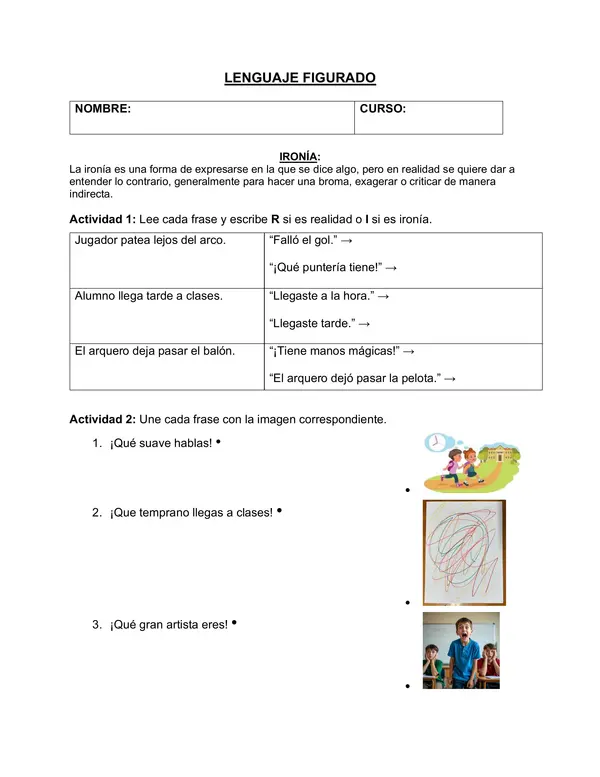 Lenguaje Figurado | profe.social