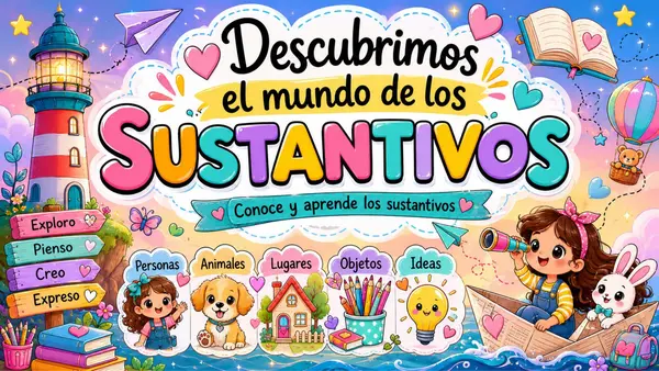 Descubrimos el Mundo de los Sustantivos - Presentación Interactiva 3 ...