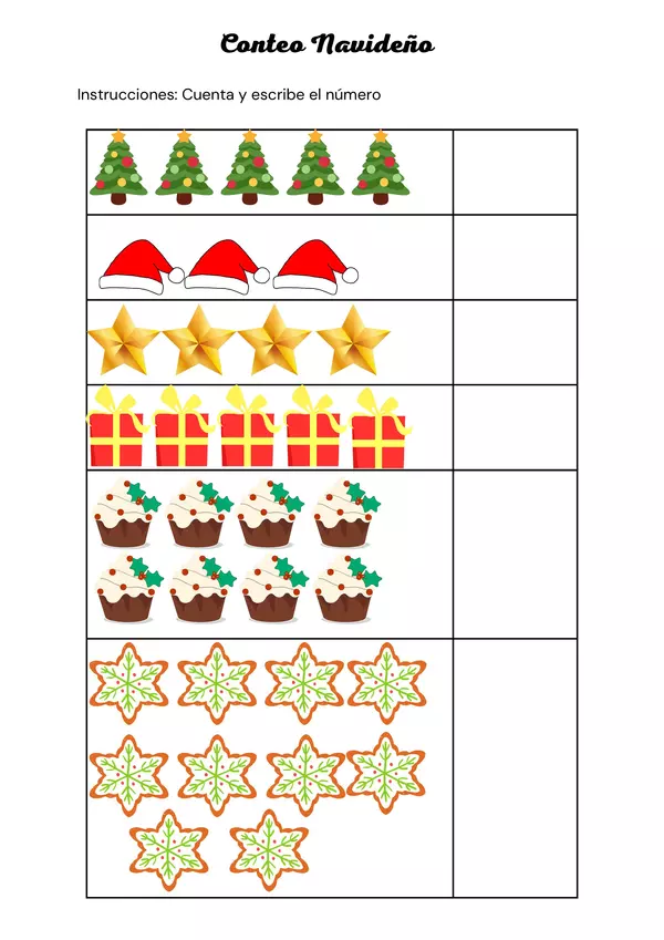 Conteo Navideño | profe.social