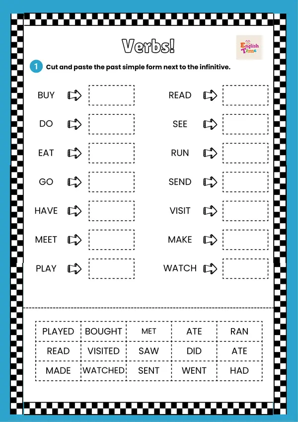Regular and Irregular verbs | profe.social