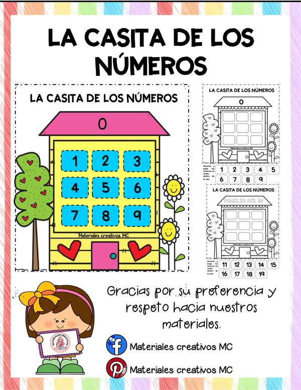 LA CASITA DE LOS NÚMEROS | profe.social