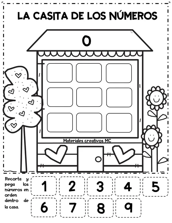 LA CASITA DE LOS NÚMEROS | profe.social