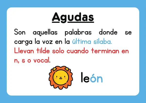 Carteles reglas de acentuación | profe.social