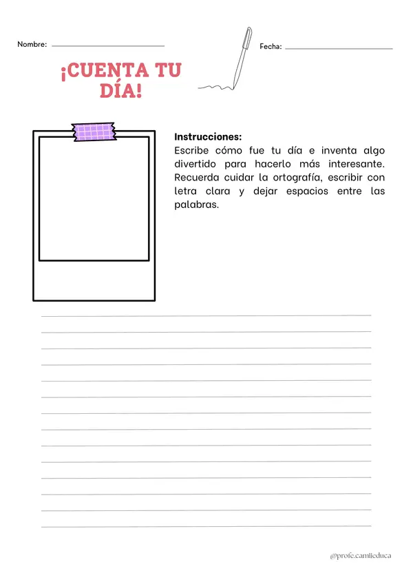 Cuadernillo escritura Creativa | profe.social