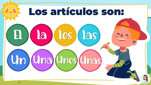 Artículos definidos e indefinidos | profe.social
