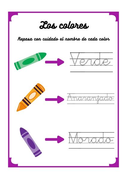 Subí un nuevo cuadernillo o guía sobre Los colores - En español | profe ...