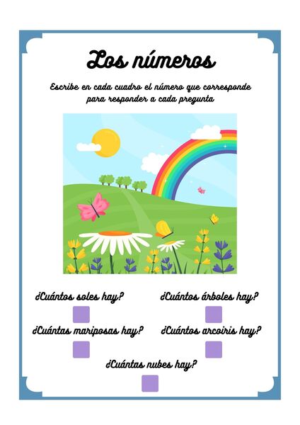 Subí un nuevo cuadernillo o guía sobre Los números - En español | profe ...