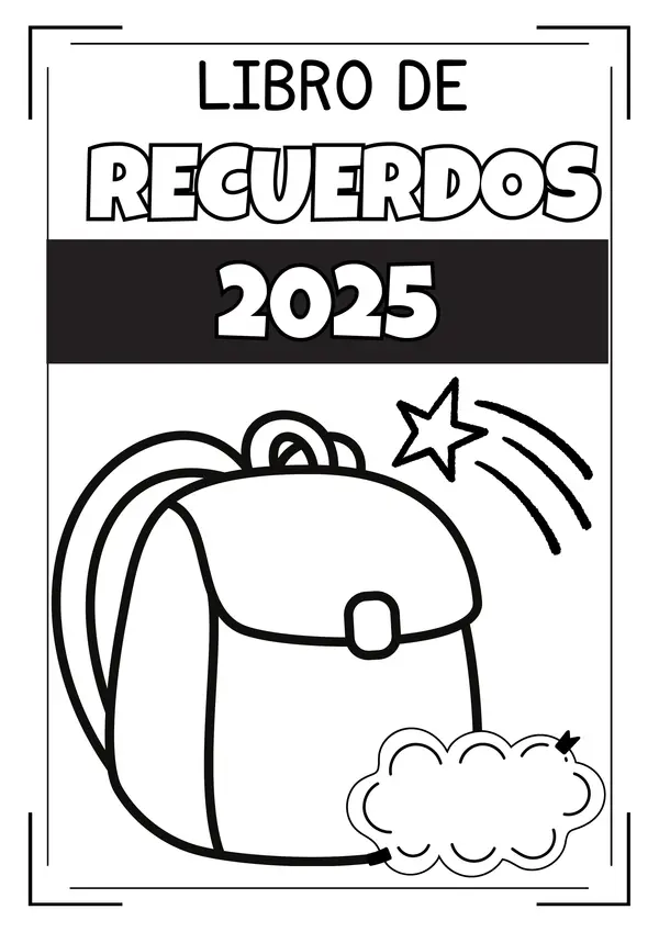 Libro de recuerdos: fin de año escolar 2025 | profe.social