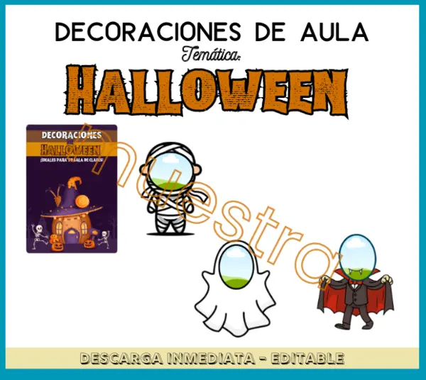 Decoración temática Halloween para la sala de clases | profe.social