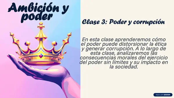 Poder y ambición 2 medio | profe.social