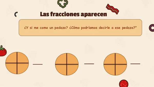 Representar, leer y escribir fracciones de forma concreta, pictórica y ...