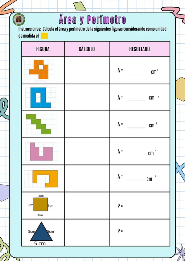 área y perímetro | profe.social