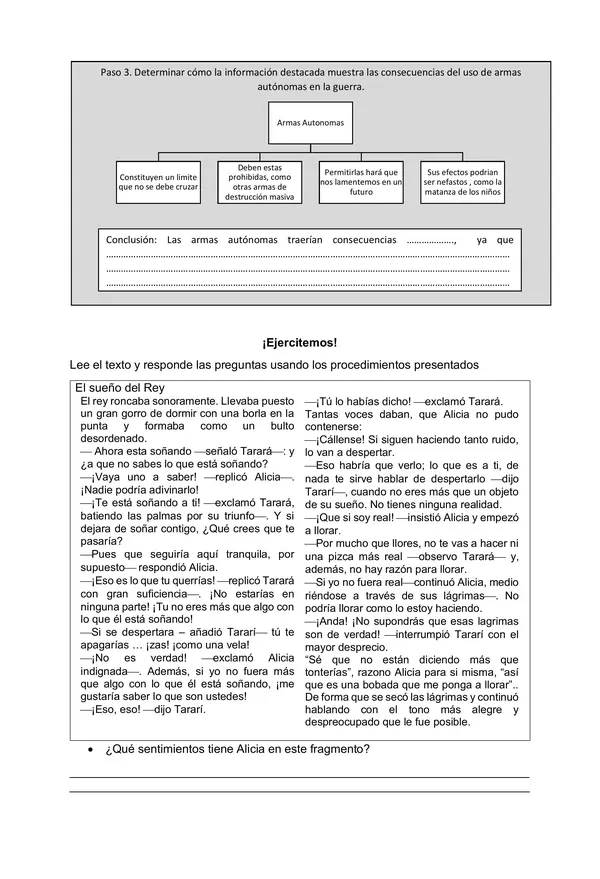 Guía de comprensión lectora | profe.social