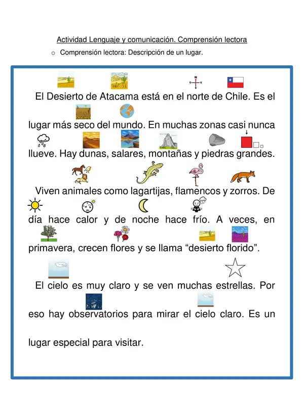 Comprensión lectora adaptada | profe.social