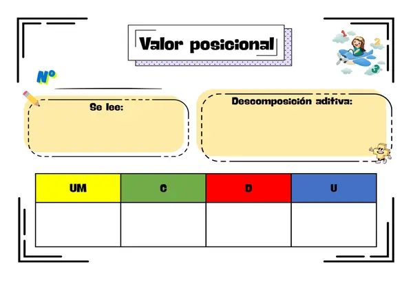 Plantilla Valor posicional | profe.social