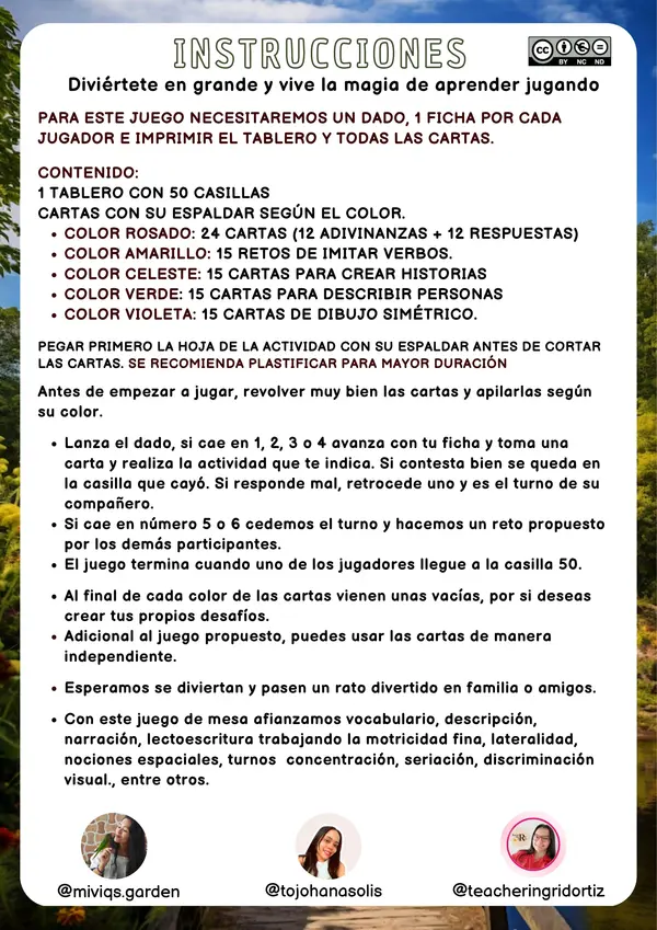 Juego de Mesa: Lenguapolis (Lanza el dado y avanza) | profe.social