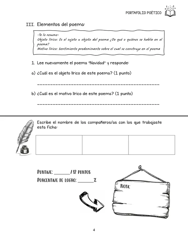 Portafolio poético | profe.social