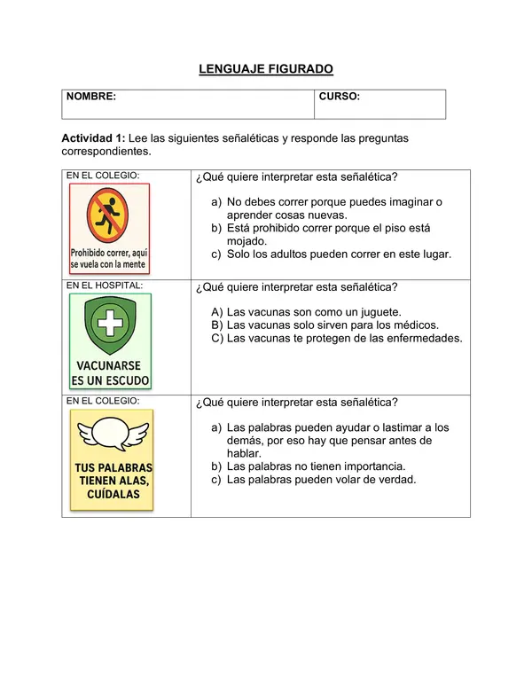 Lenguaje Figurado | profe.social