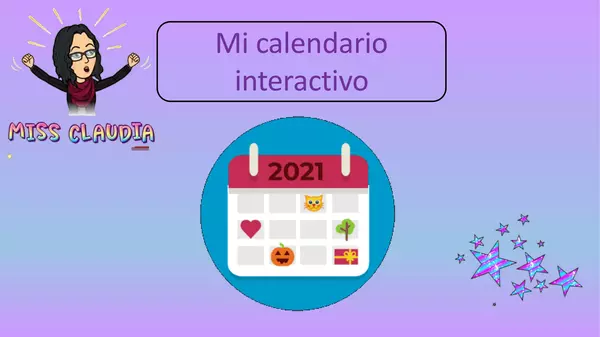 Calendario interactivo" | profe.social