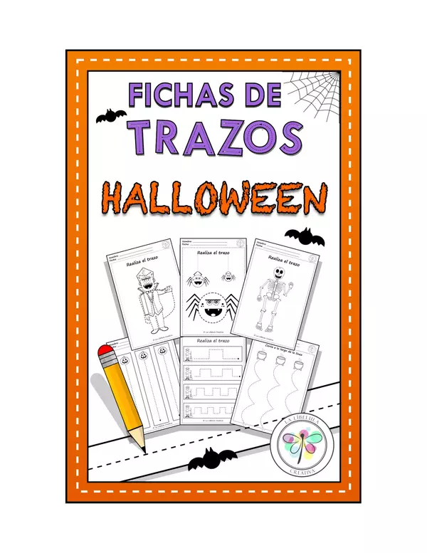 Fichas Actividades de trazos Halloween | profe.social