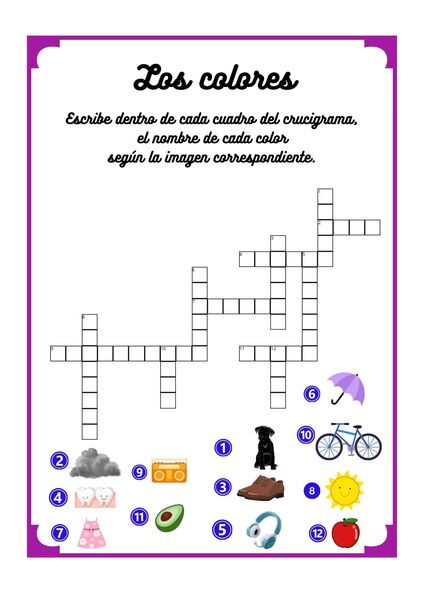 Subí un nuevo cuadernillo o guía sobre Los colores - En español | profe ...