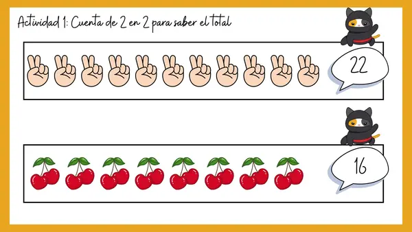 Secuencias hasta 100 (contar de 2 en 2, 5 en 5 y 10 en 10) | profe.social