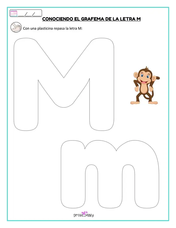 Cuadernillo letra M | profe.social