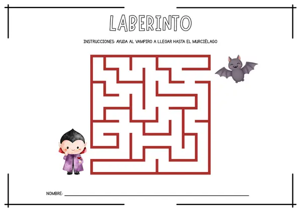 Set de laberintos Halloween | profe.social