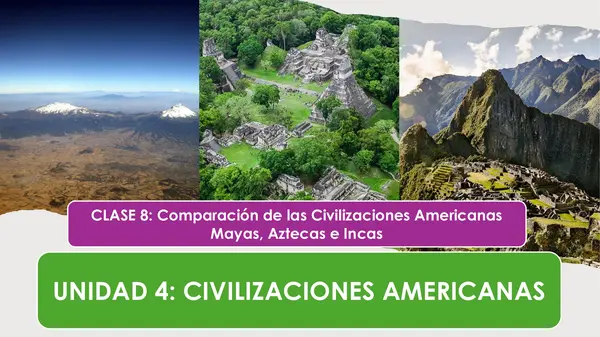 Comparación de las Civilizaciones Americanas Mayas, Aztecas e Incas ...