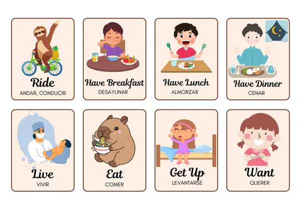 Verbs Flashcards | profe.social