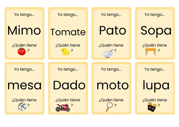 “Cadena Lectora: Yo tengo… ¿Quién tiene?” | profe.social