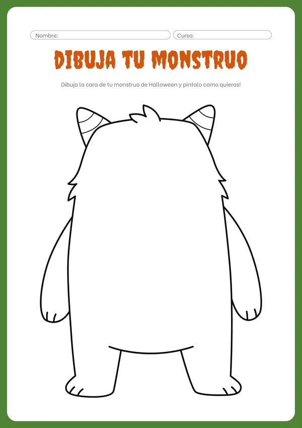 Dibuja tu monstruo | profe.social