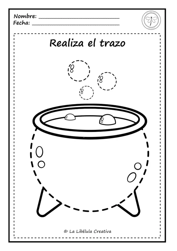 Fichas Actividades de trazos Halloween | profe.social