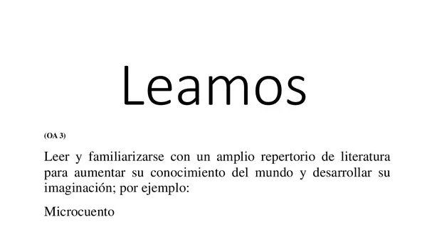 Microcuento | profe.social