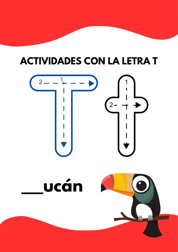 Actividad con la letra T | profe.social