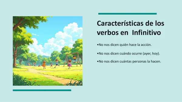 Verbos en infinitivo | profe.social