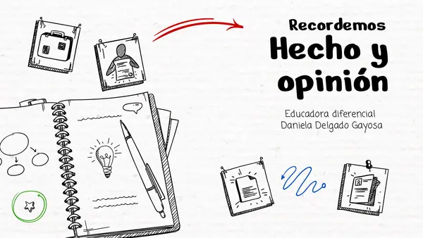 8° básico "Hecho y opinión" | profe.social