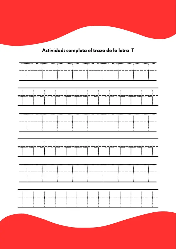 Actividad con la letra T | profe.social