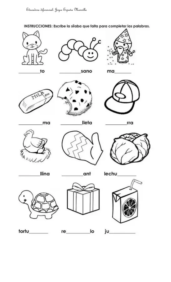 Cuadernillo Actividades G, ga, go, gu, gue, gui, ge gi. | profe.social