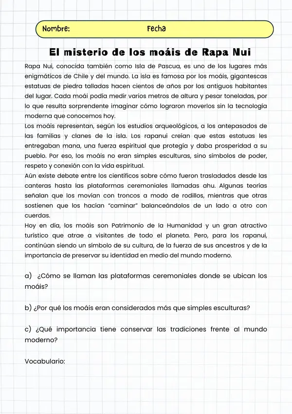 Comprensión lectora | profe.social