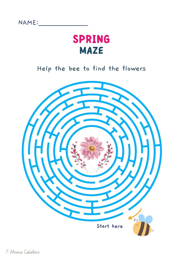 La Primavera (actividad en INGLES) | profe.social