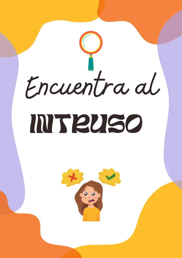 Encuentra al intruso | profe.social
